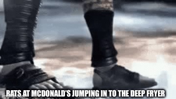 Rats at McDonald’s jumping in to the deep fryer - Meme by nikomem23 ...